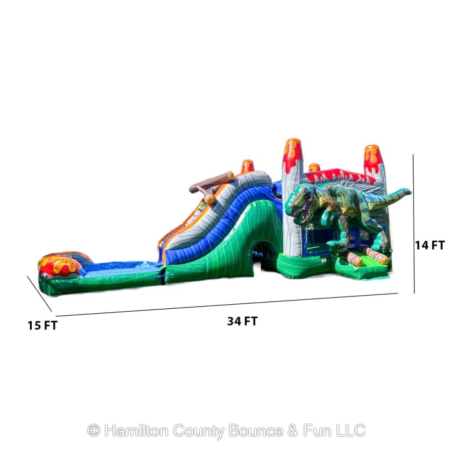T-Rex Combo Wet/ Dry - Hire in Indiana | Hamilton County Bounce & Fun LLC